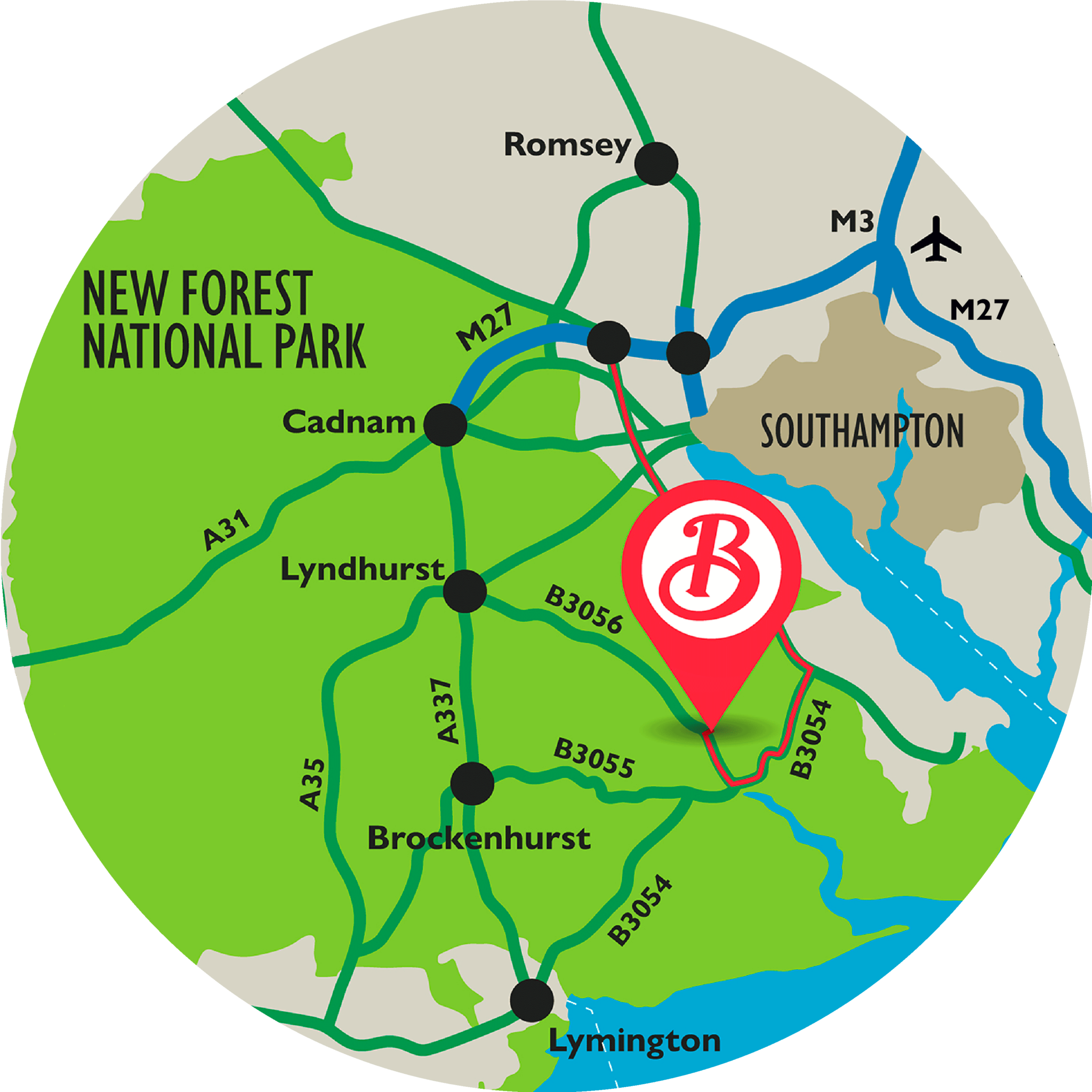 Directions to National Motor Museum | Beaulieu, New Forest