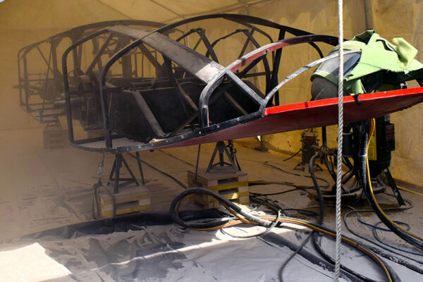 Soda blasting reveals original Sunbeam 1000hp markings in National ...