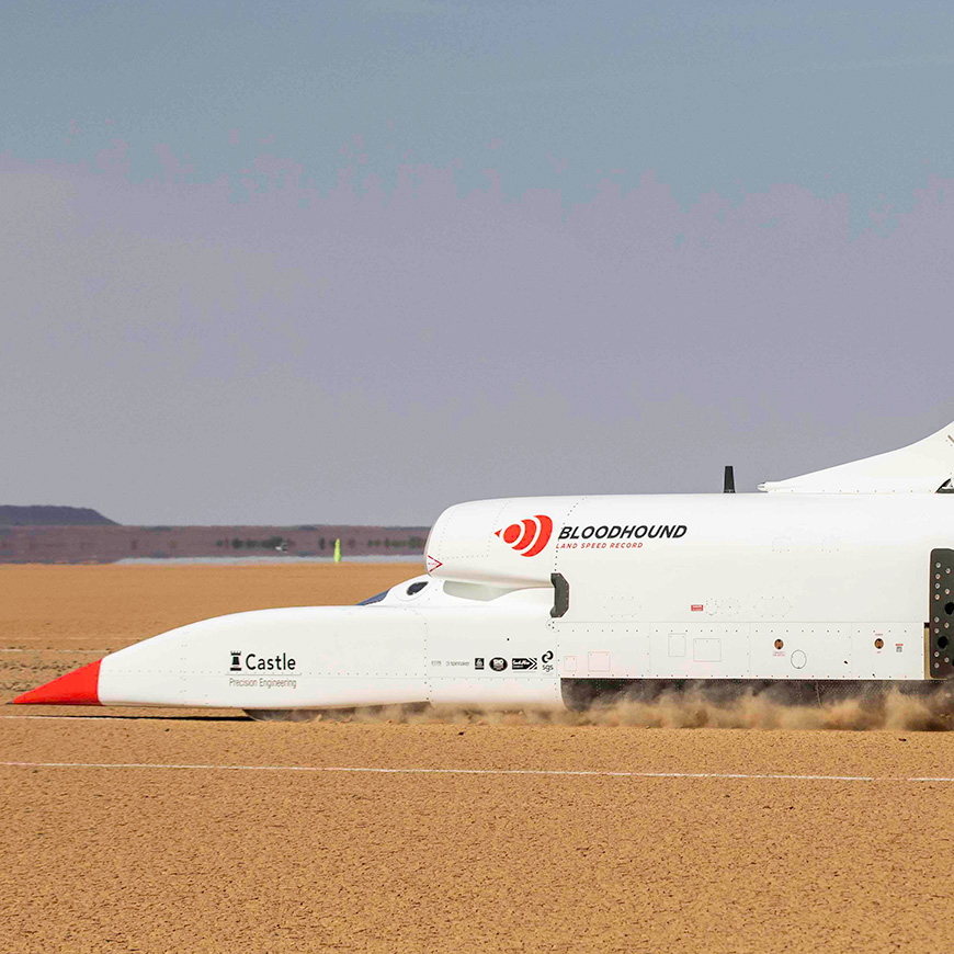 Bloodhound Land Speed Record car comes to Beaulieu